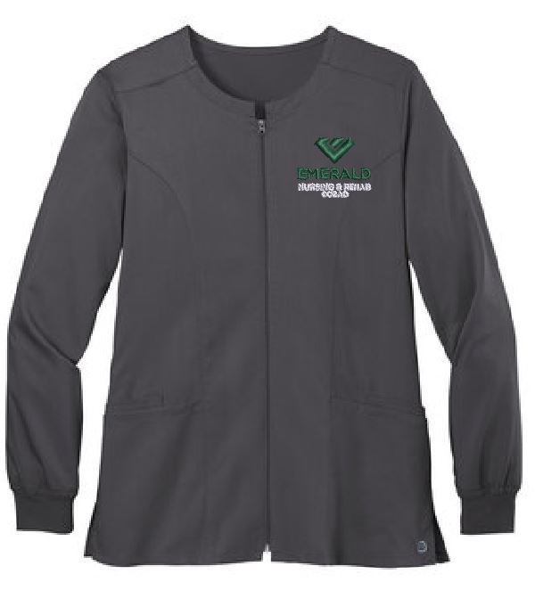 Scrub Jacket – Double L Embroidery